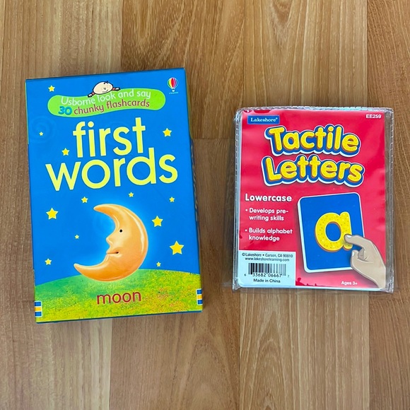 Lakeshore | Toys | A Bundle Of Tactile Letters And First Words | Poshmark